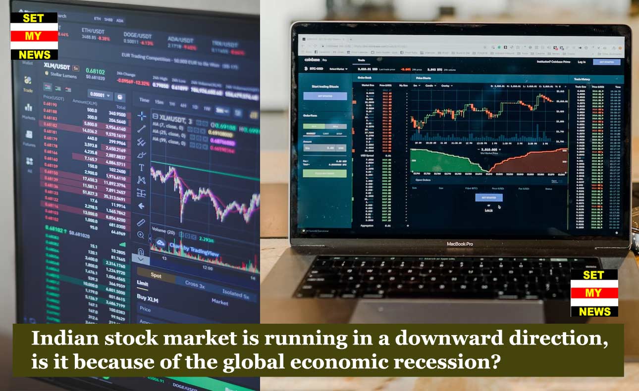 Indian stock market is running in a downward direction, is it because ...