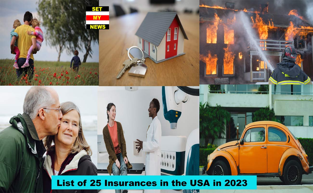 List of 25 Insurances in the USA in 2023 » Set My News